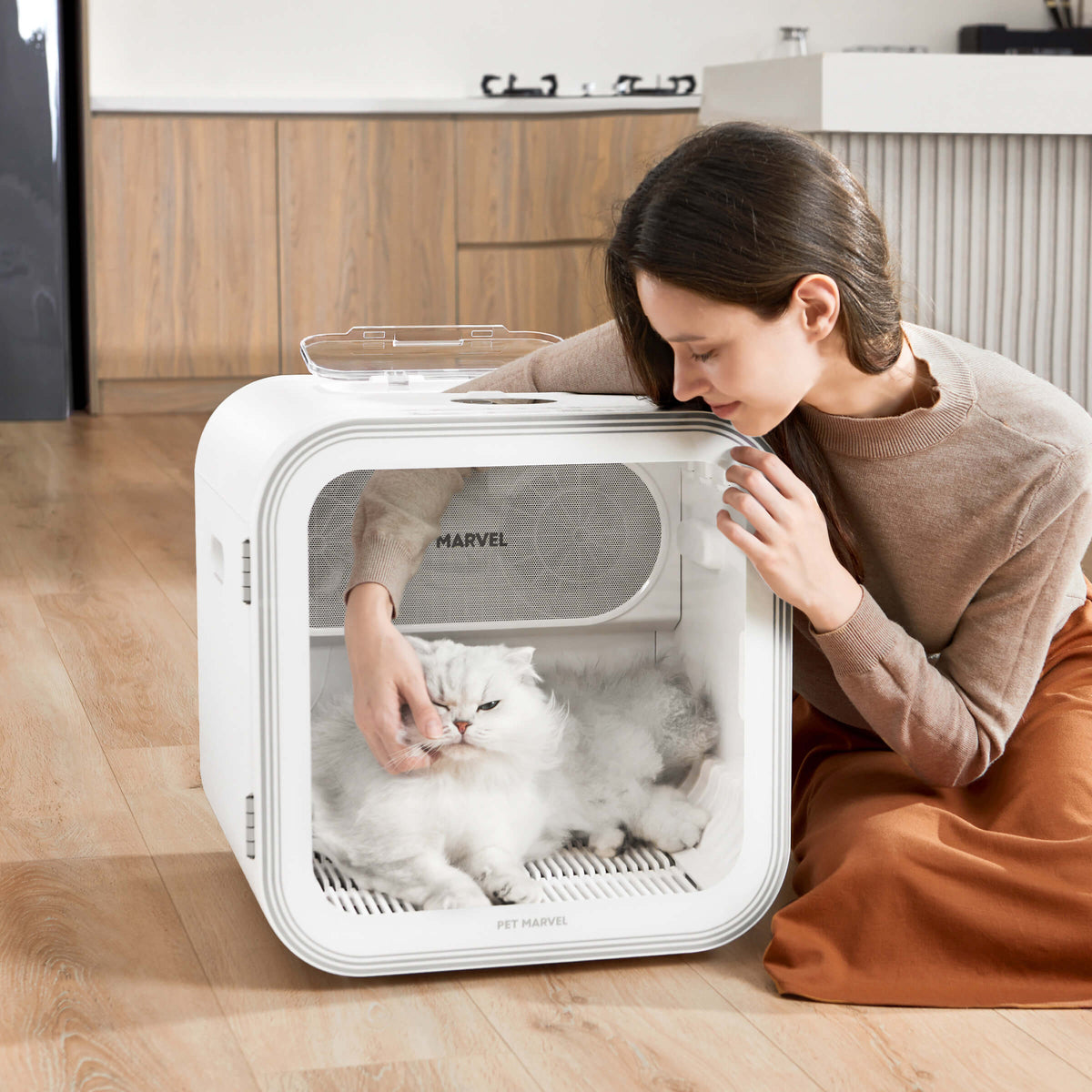 PET MARVEL: Automatic Litter Box, Feeder, Water Fountain for Cat