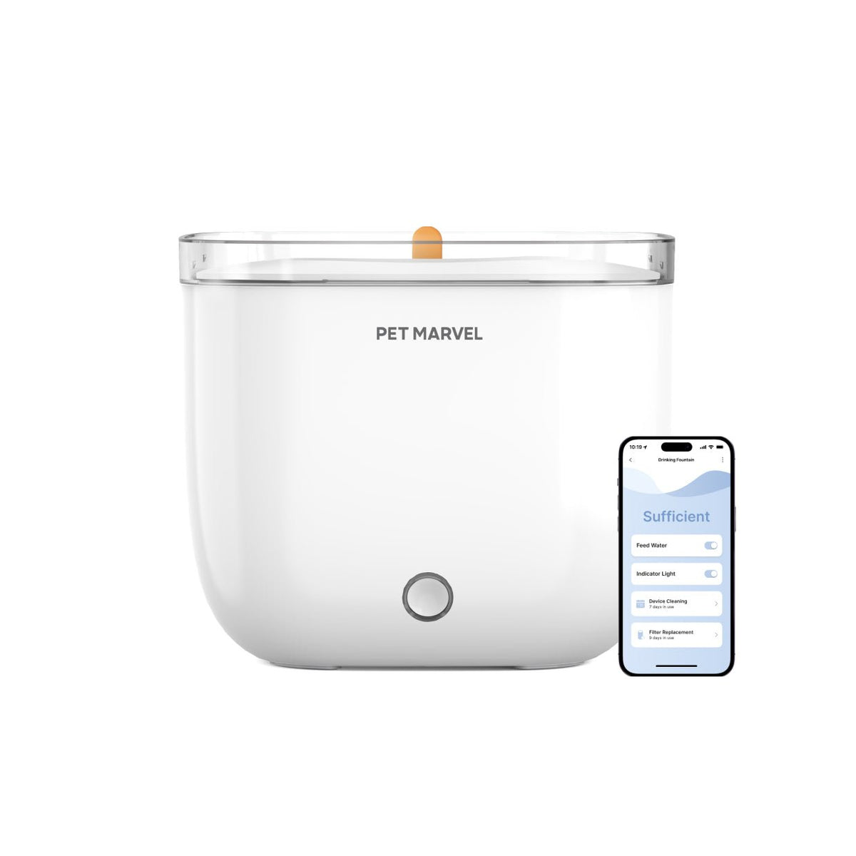 PET MARVEL Cat Water Fountain (Light)