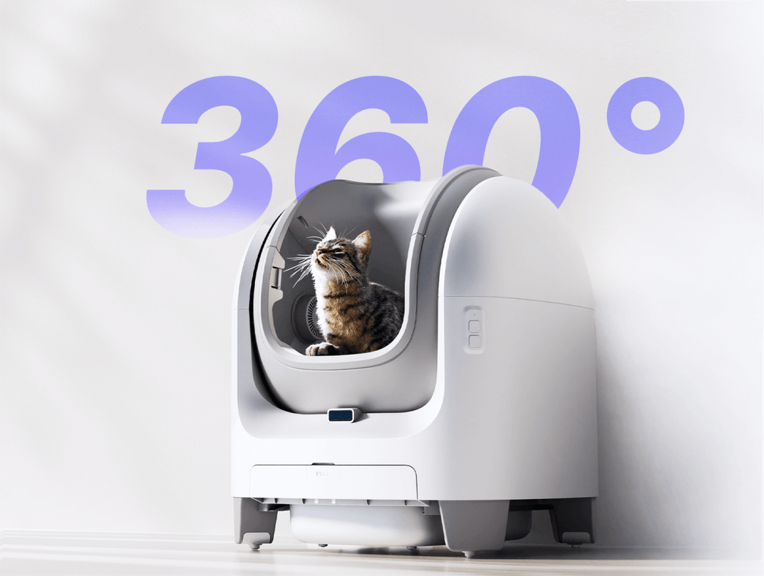 PET MARVEL C1 Open Top Self Cleaning Cat Litter Box